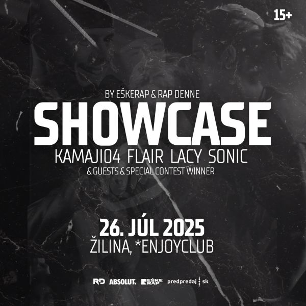 Showcase by EškeRap & Rap Denne - vstupenky | Predpredaj.sk